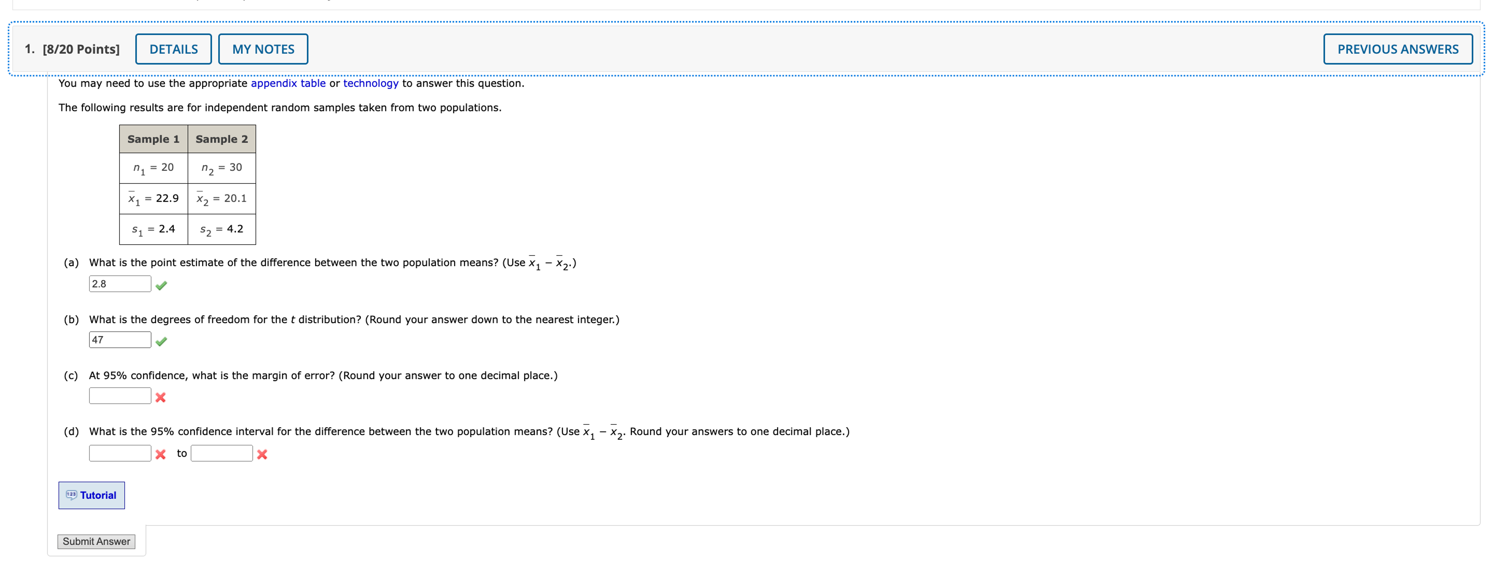 Solved You may need to use the appropriate appendix table or | Chegg.com
