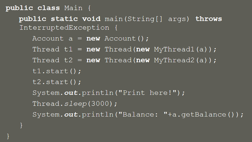 public class Account{i private int balance= 0; public | Chegg.com