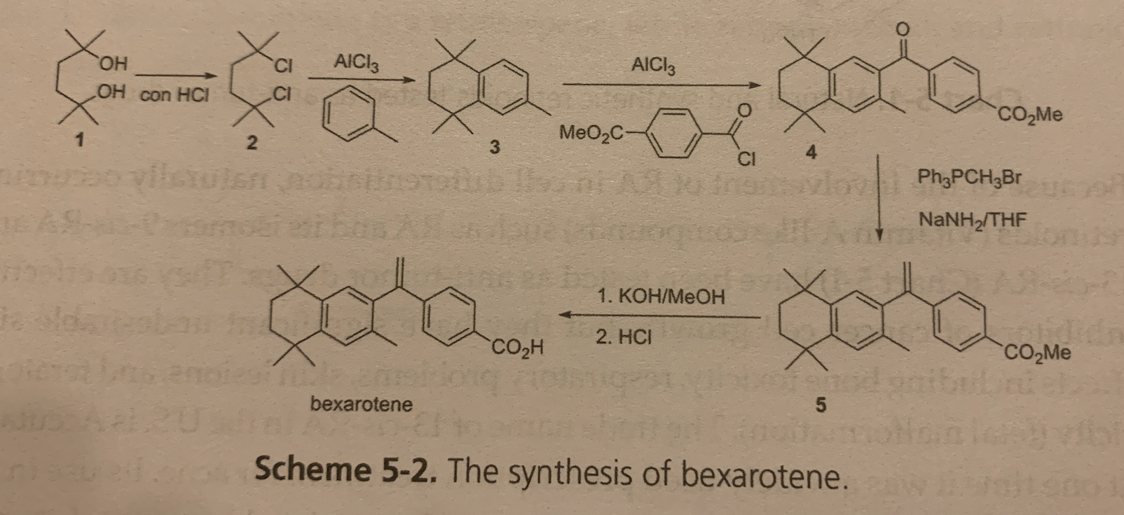 Solved AICI: AICI: OH ОН con HCI СІ CO2Me MeO2C СІ Ph3PCH3Br | Chegg.com