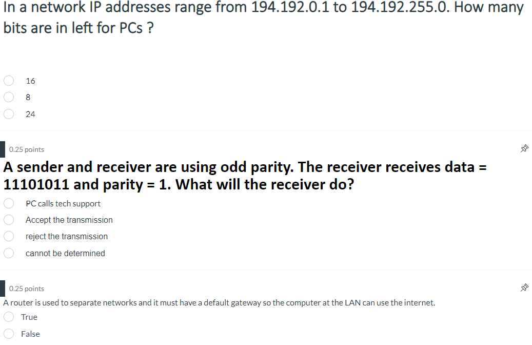 Solved In a network IP addresses range from 194.192.0.1 to | Chegg.com