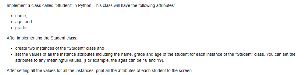Solved In this part, you will use the student class that you | Chegg.com