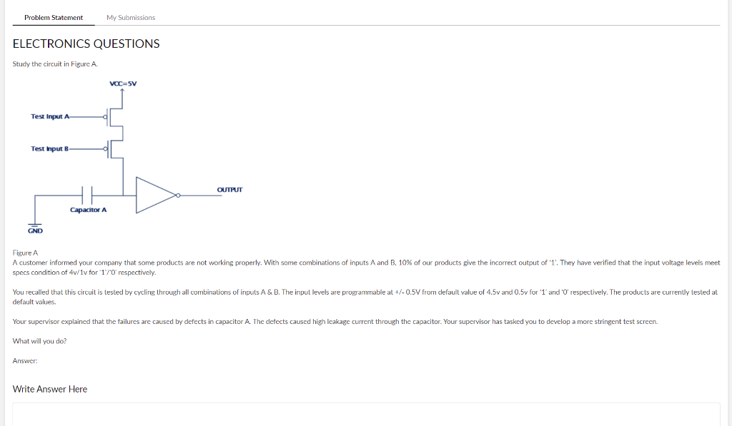 Solved ELECTRONICS QUESTIONS Study the circuit in Figure A. | Chegg.com