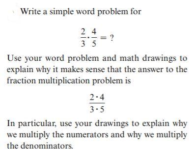 Solved Write a simple word problem for 32⋅54=? Use your word | Chegg.com