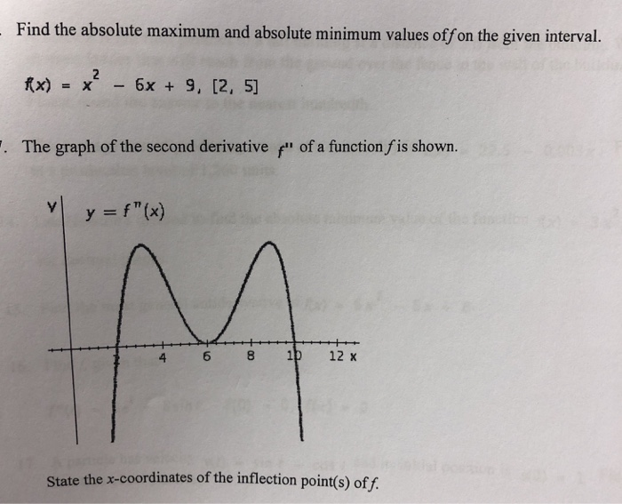 Solved Find the absolute maximum and absolute minimum values | Chegg.com