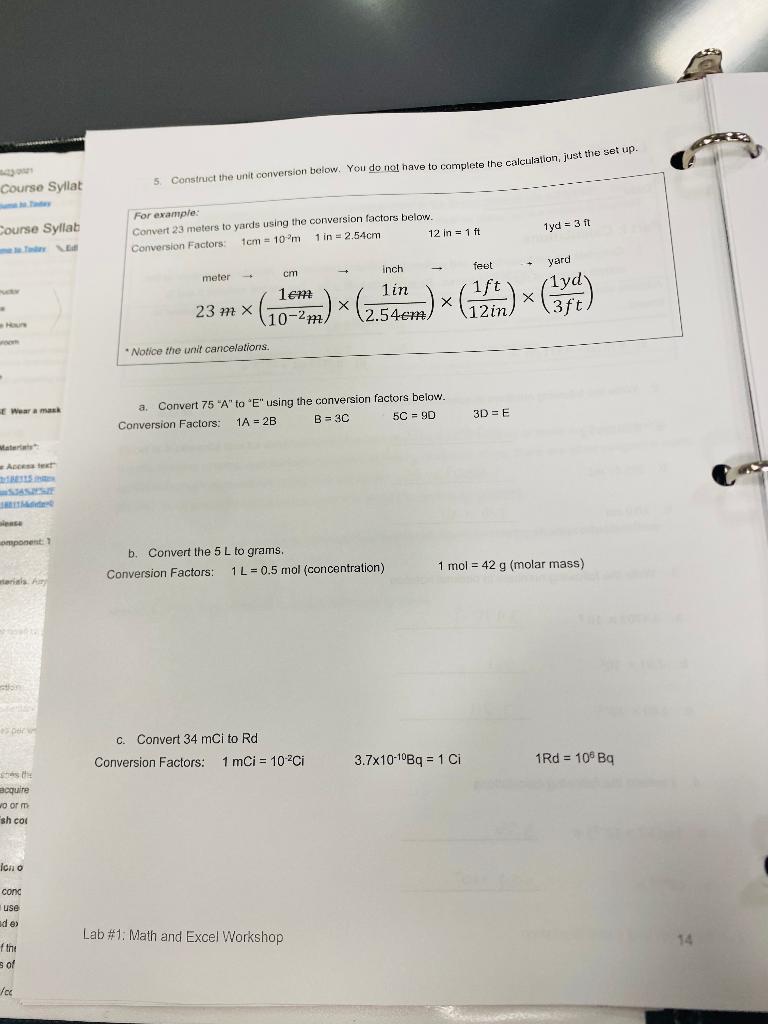 Solved Hello, I need help trying calculate these | Chegg.com