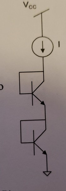 Solved The diode connected transistor in the circuit, a | Chegg.com