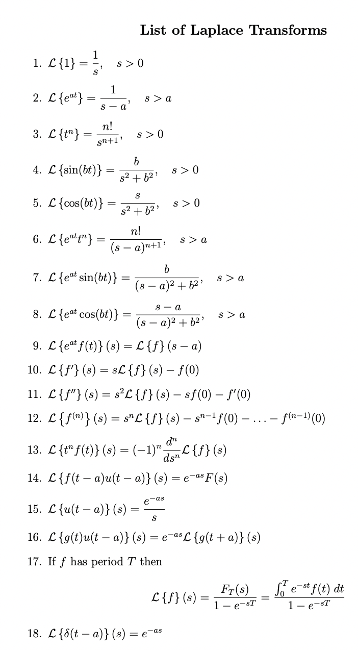 Solved Calculate the Laplace transform £{(t +V5)(2+3 – V3)}. | Chegg.com