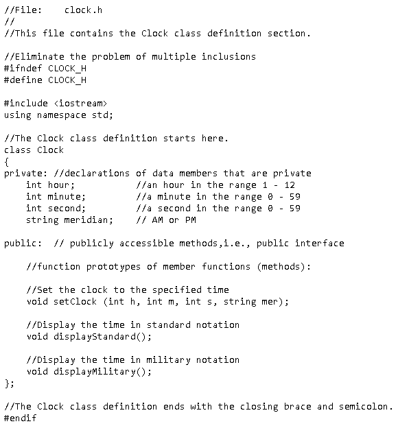 Solved My task is to write a .h file that contains | Chegg.com