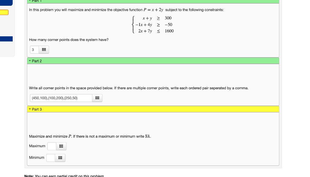 Solved In this problem you will maximize and minimize the | Chegg.com