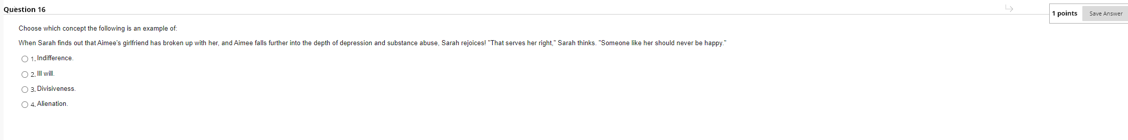 1. Friendship of pleasure 2. Complete friendship 3. | Chegg.com