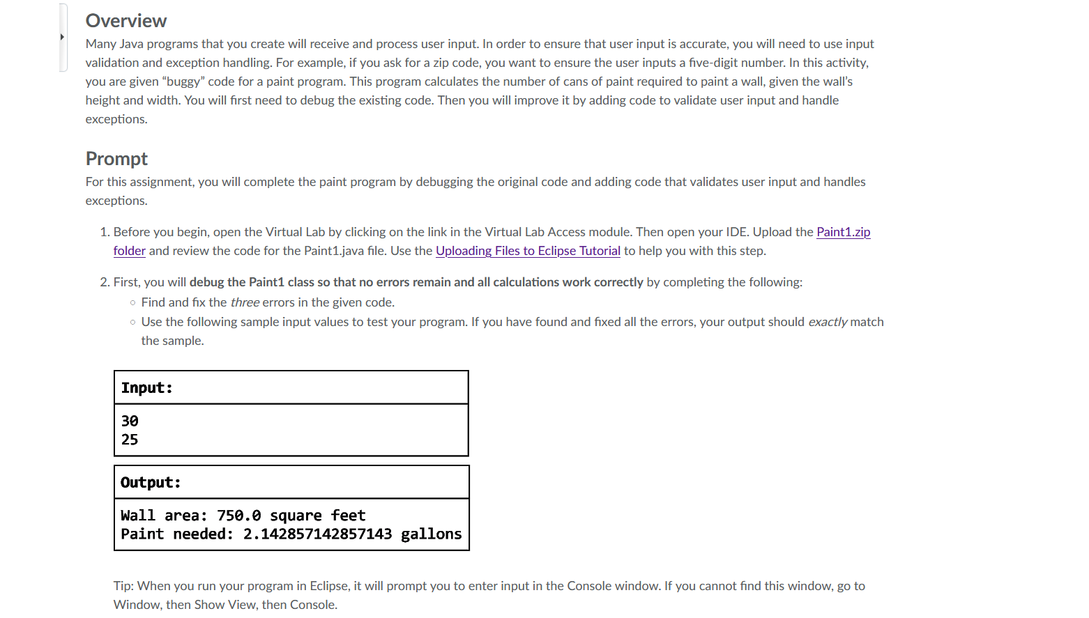 Solved Overview Many Java programs that you create will | Chegg.com