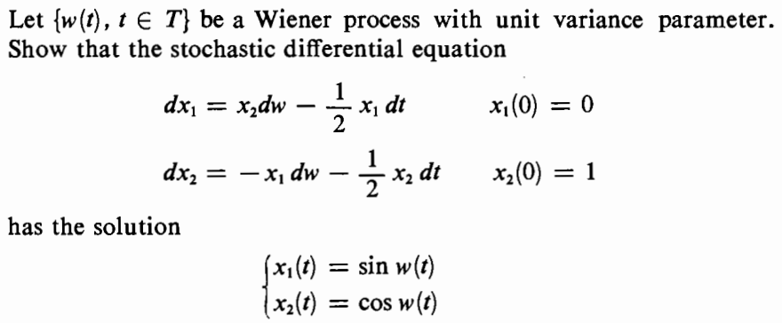 Solved Let {w(t),t∈T} be a Wiener process with unit variance | Chegg.com