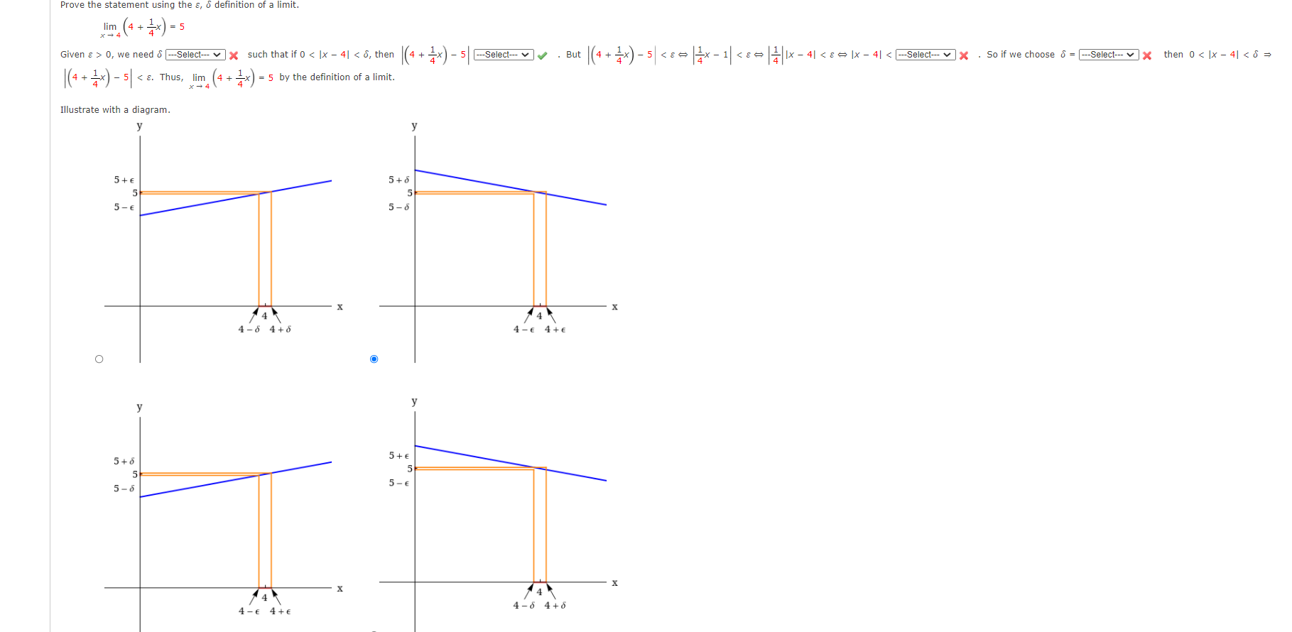 Solved Prove the statement using the a, 8 definition of a | Chegg.com