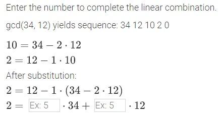 Solved Enter the number to complete the linear combination. | Chegg.com
