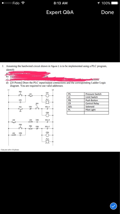 Assuming the hardwired circuit drawn in Figure 1 is | Chegg.com