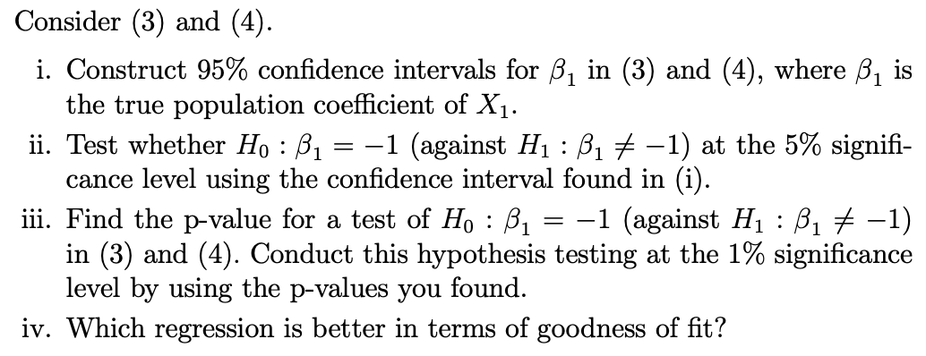 Solved Significance Of Each Variable Is Indicated By 9955