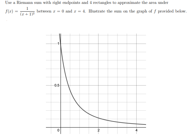 Solved Use a Riemann sum with right endpoints and 4 | Chegg.com