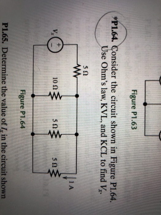 Solved Figure P1.43 P1.44. Use KVL and KCL to solve for the | Chegg.com