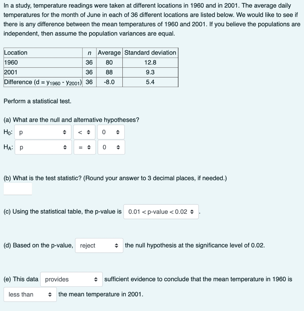 Solved In a study, temperature readings were taken at | Chegg.com Solved In a study, temperature readings were taken at | Chegg.com