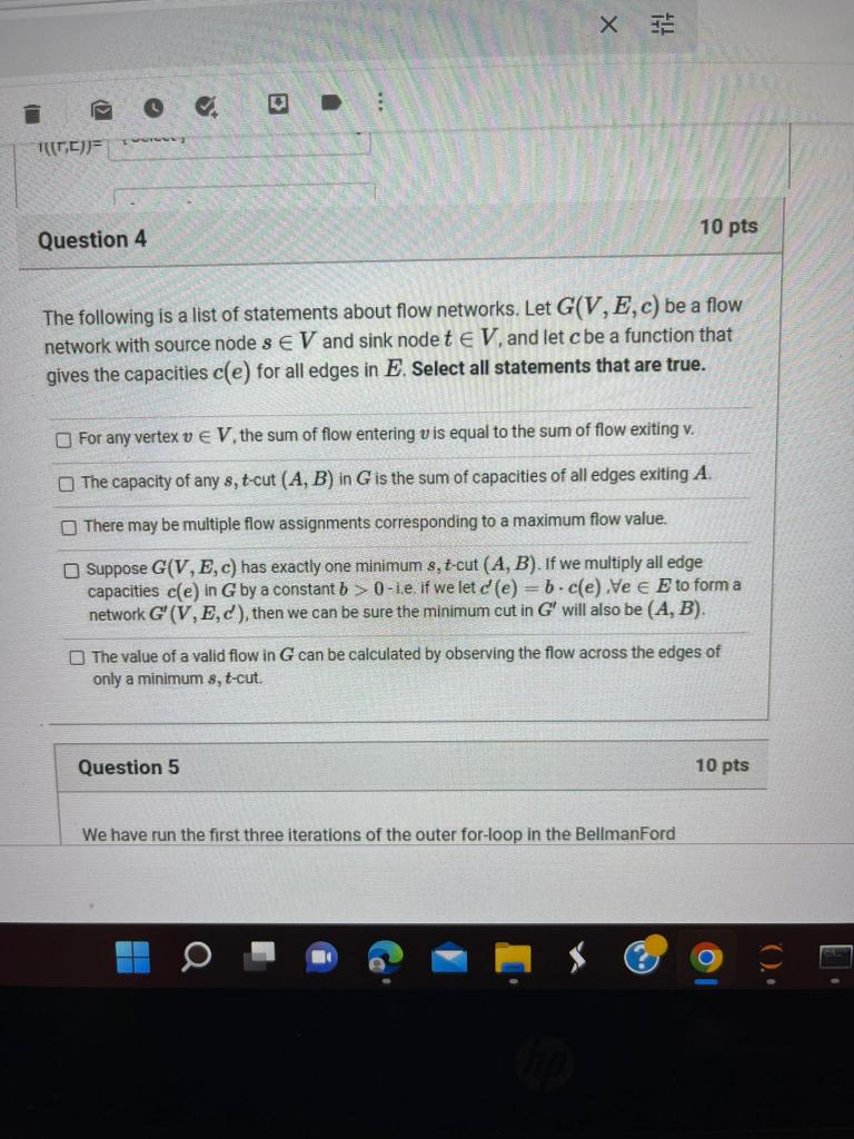 Solved Х tit : ((,) 10 pts Question 4 The following is a | Chegg.com