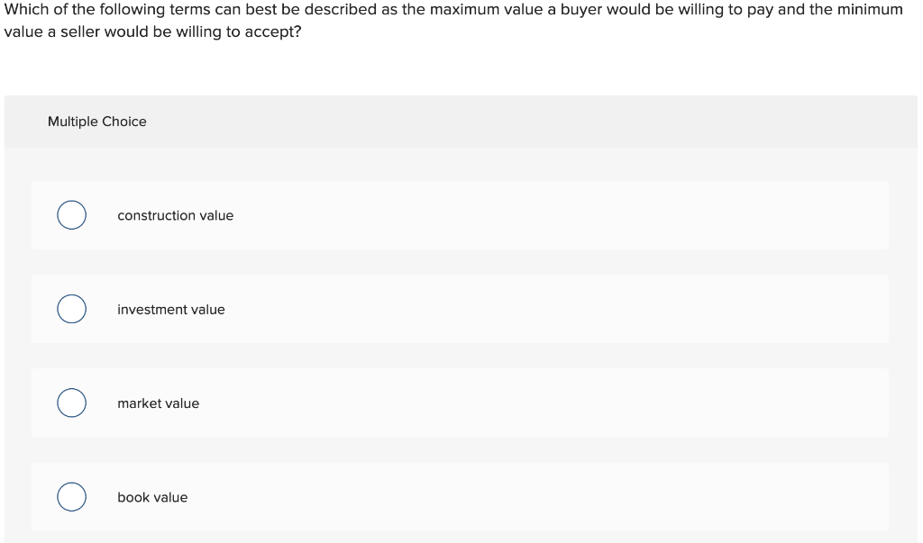 Solved Which of the following terms can best be described as | Chegg.com