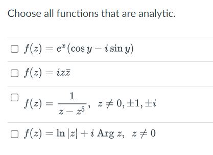 Solved Choose all functions that are | Chegg.com
