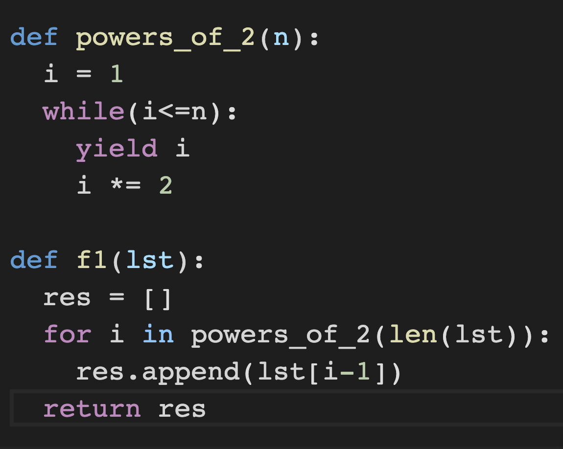 Solved What is the run time of f1(lst). Give a short | Chegg.com