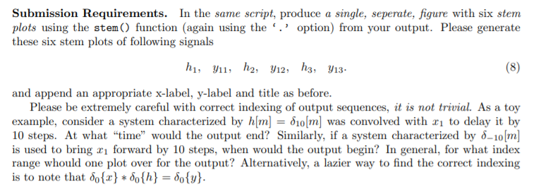 Solved Problem Statement. Please define the LTI systems (or | Chegg.com