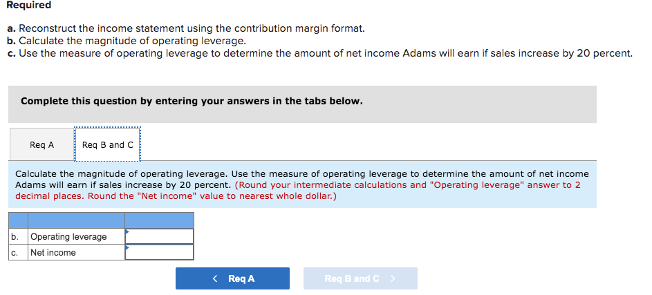 Solved Exercise 11-15A (Algo) Using contribution margin | Chegg.com