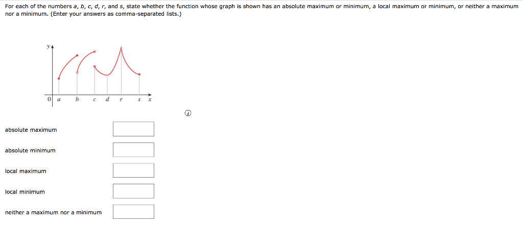 Solved For Each Of The Numbers A B C D R And S State 