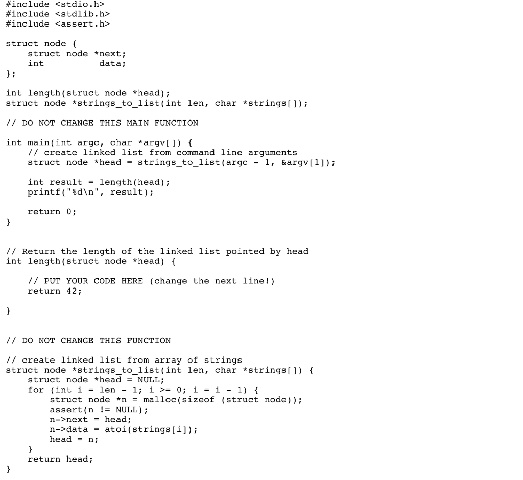 Solved Do not change this main function. If you want to | Chegg.com