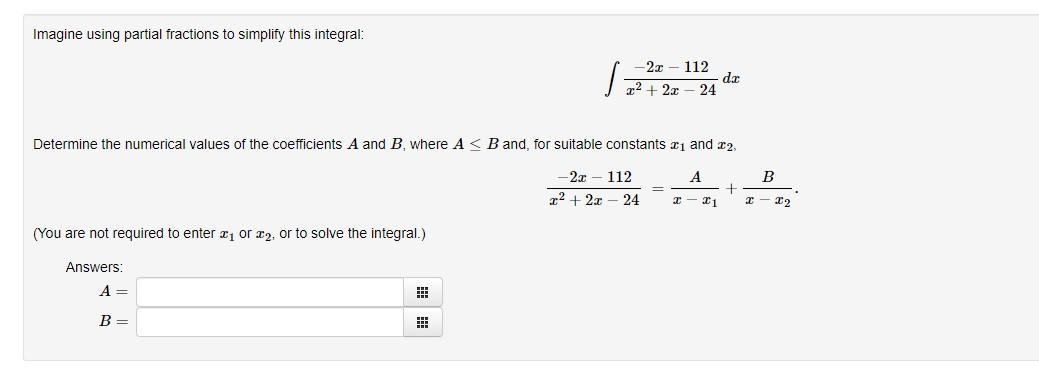 Solved Imagine using partial fractions to simplify this | Chegg.com