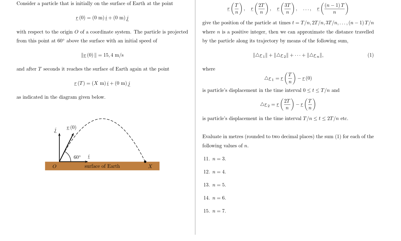 Solved Consider a particle that is initially on the surface | Chegg.com