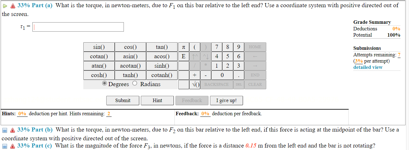 Solved (25%) Problem 2: Consider a bar, of length 3.5 m, | Chegg.com