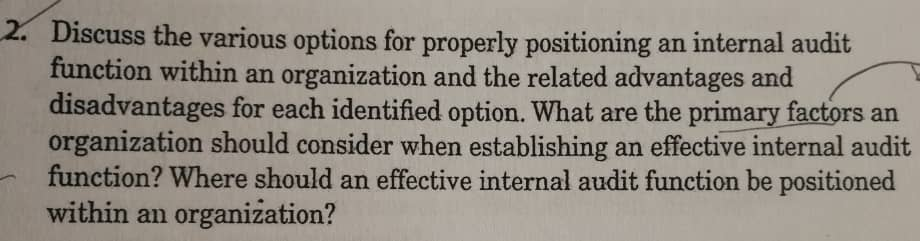 Solved Discuss the various options for properly positioning | Chegg.com