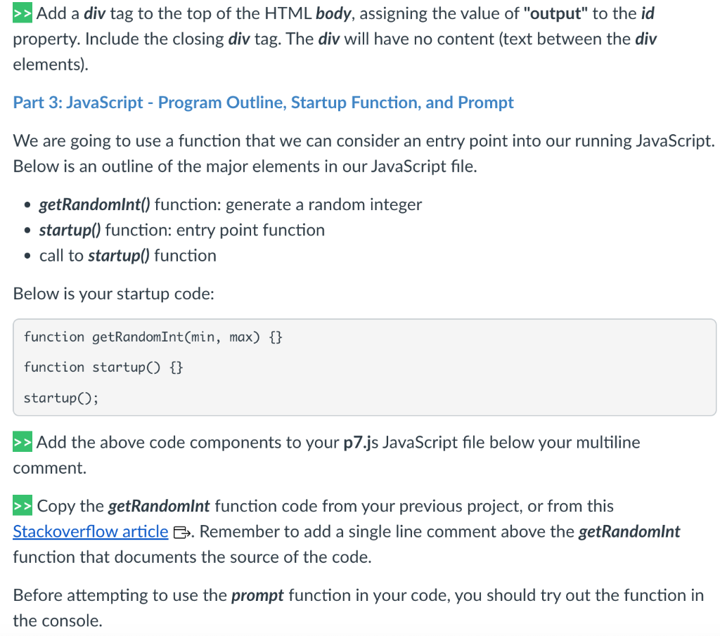 Solved Part 0: Reloading The Web Page After Changes; Outline | Chegg.com