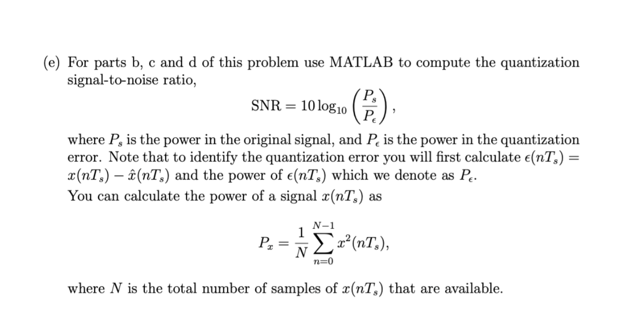 Solved Matlab In This Problem Using Matlab You Will 8401