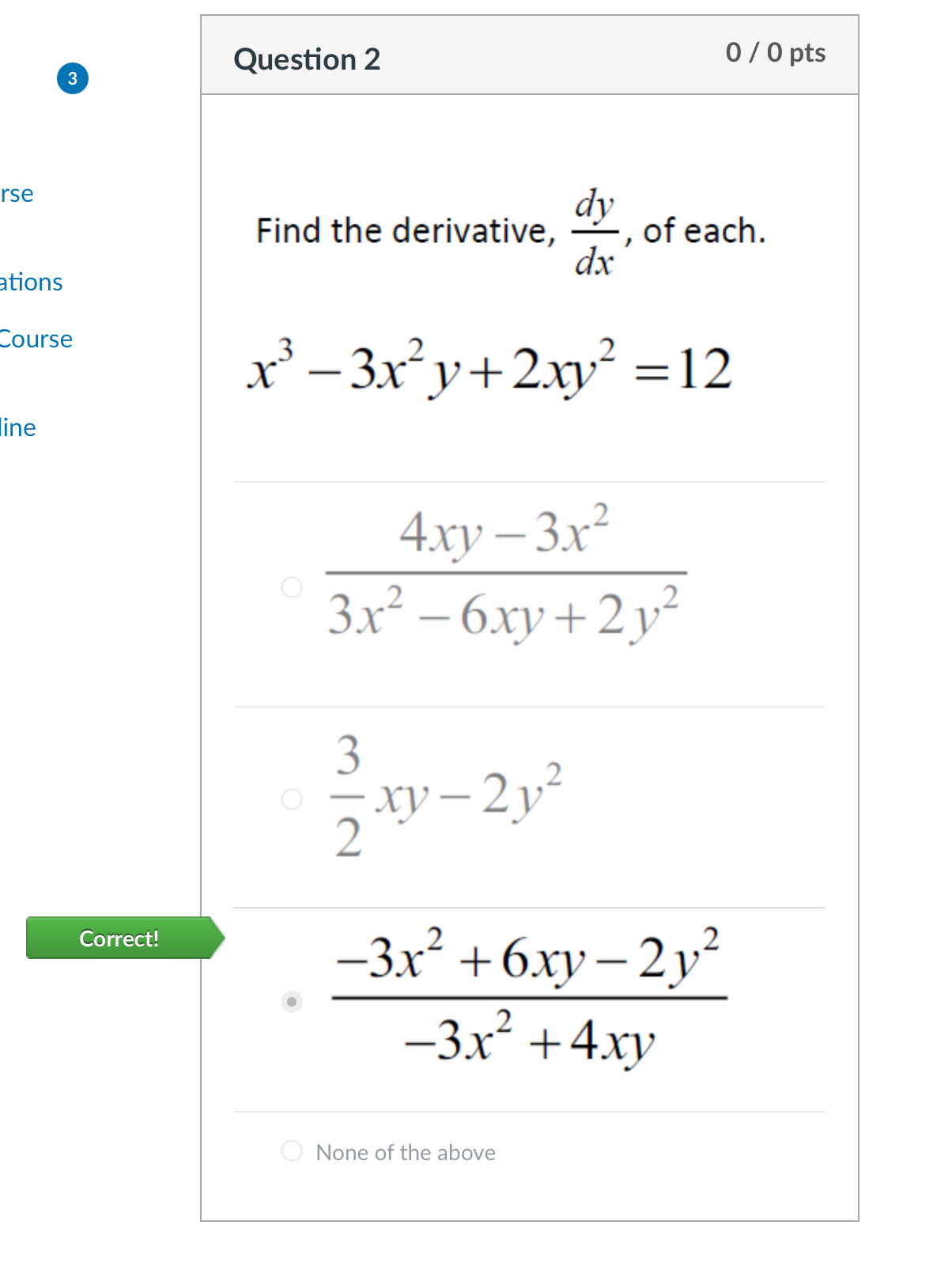 Solved Find the derivative, dxdy, of each. | Chegg.com