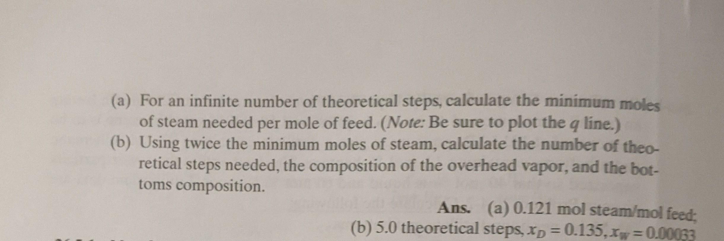 26.4-9. Stripping Tower and Direct Steam Injection. A | Chegg.com