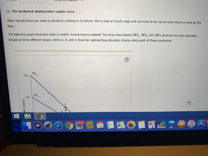 Solved 11. The backward-sloping labor supply curve Hilary | Chegg.com