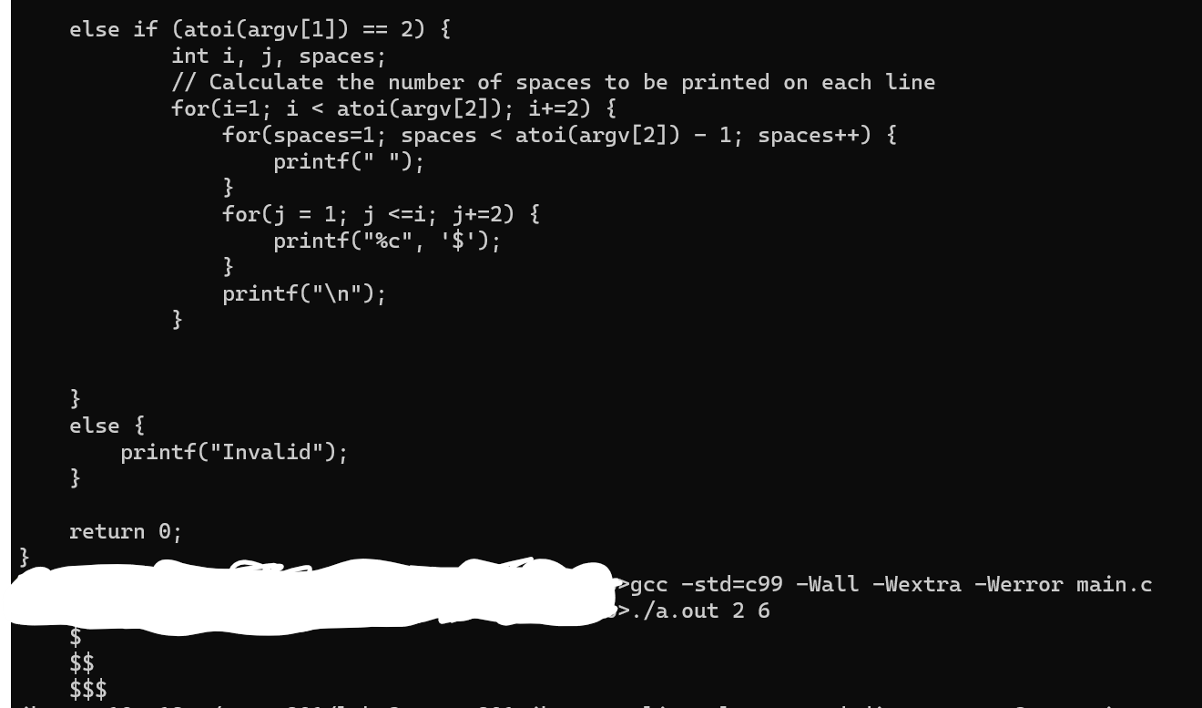 In the picture shown when ask to print ./a.out 2 6 | Chegg.com