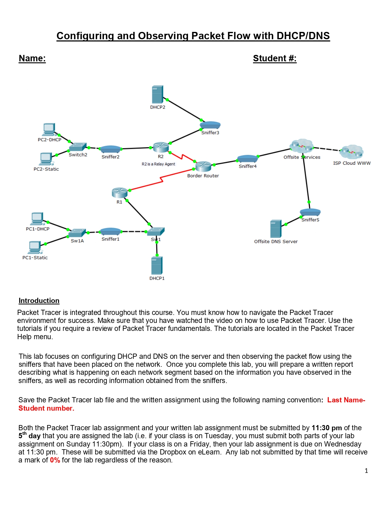 Solved Configuring and Observing Packet Flow with | Chegg.com