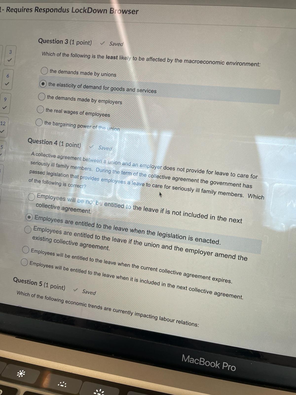 Solved Question 3 (1 ﻿point) ﻿SavedWhich of the following | Chegg.com