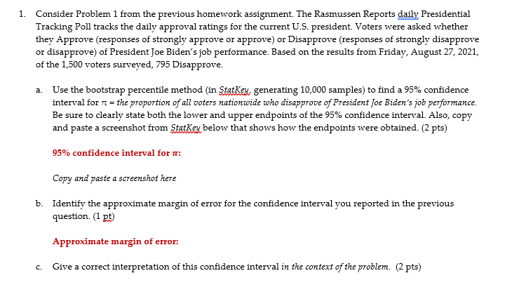 Solved 1 Consider Problem 1 From The Previous Homework