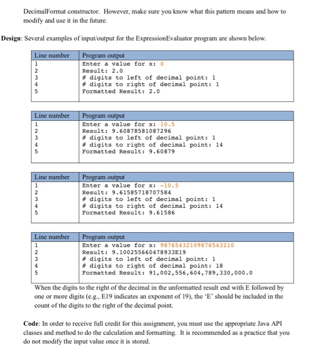 Solved . ExpressionEvaluator.java Requirements: Calculate | Chegg.com