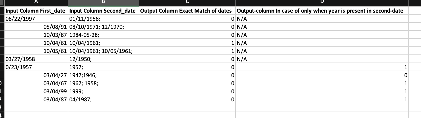 I Want To Compare Two Columns In Python From Excel 