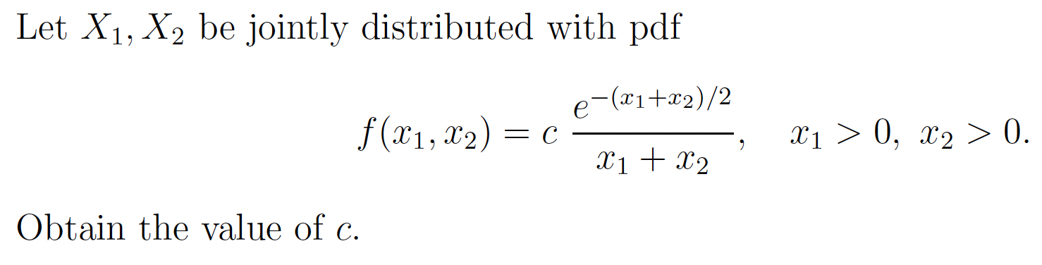 Let X1,X2 be jointly distributed with pdf | Chegg.com