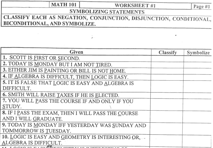 Solved \begin{tabular}{|r|r|r|r} \hline & MATH 101 & | Chegg.com