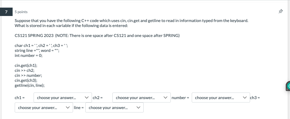 Solved Suppose that you have the following C++ code which | Chegg.com