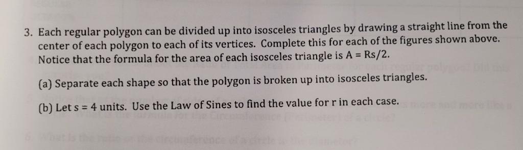 Solved Each of the shapes below is a regular polygon. R is | Chegg.com